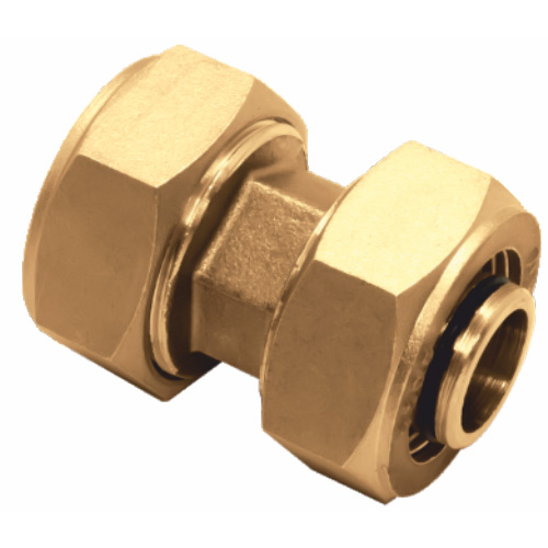 Brass Fitting Straight Coupler - Nexgen Composite Pipes