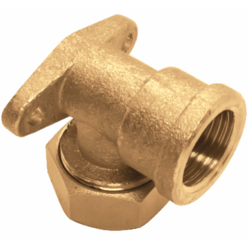 Brass Fitting Wall Plated Female Elbow - 9779700235